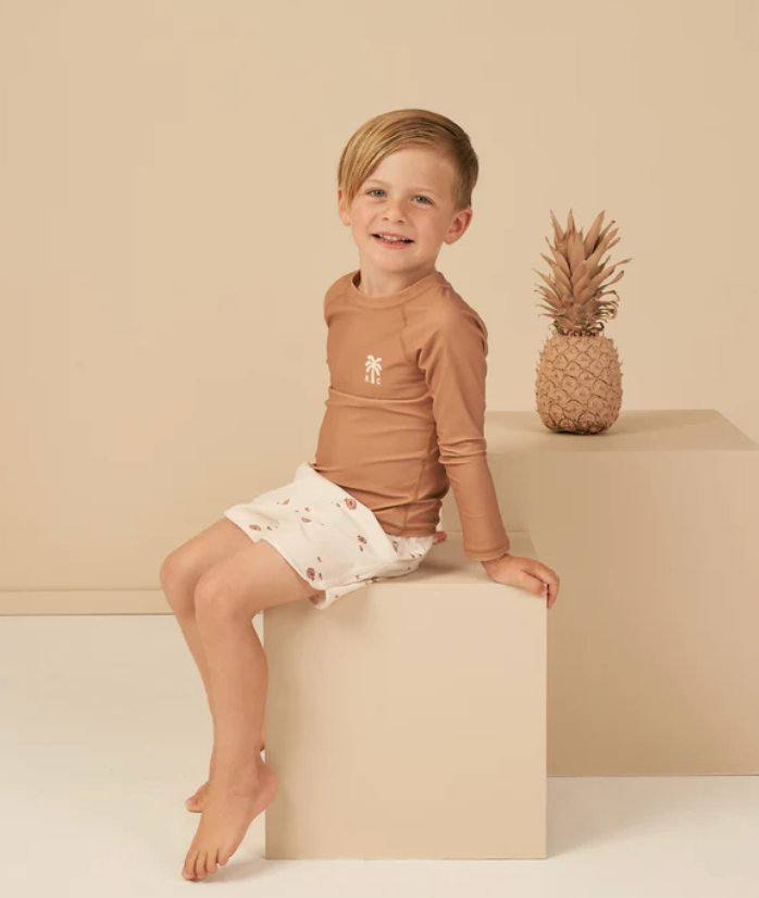 RYLEE & CRU RASH GUARD | CLAY – Lullaby Baby And Child